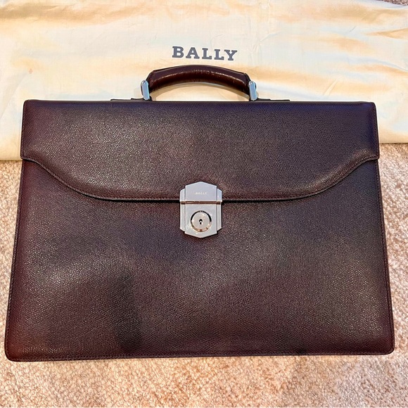 Other | Vintage Bally Leather Briefcase | Poshmark